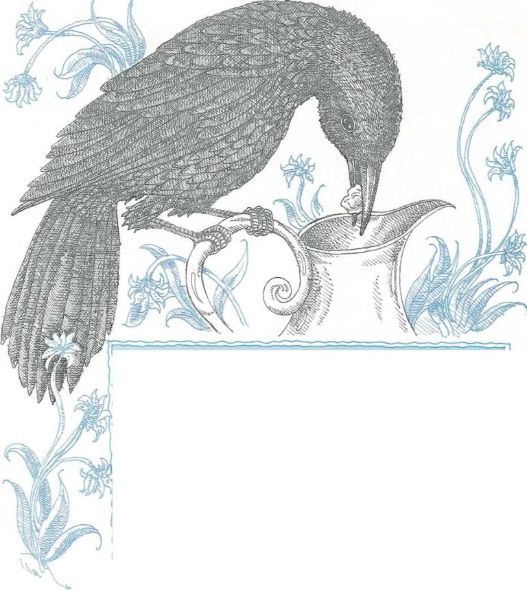 The Crow and the Pitcher – The World of Childcraft